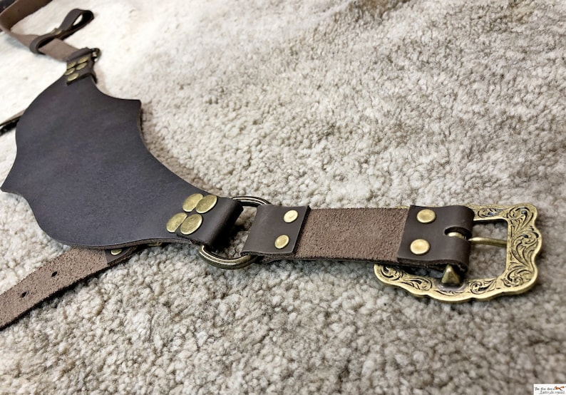 Cavalry Saber Sword Double Leather Belt Luxury Version With - Etsy