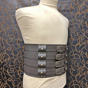 Gladiator/barbarian/viking Heavy Belt With 4 Removable Belt. Brown or ...