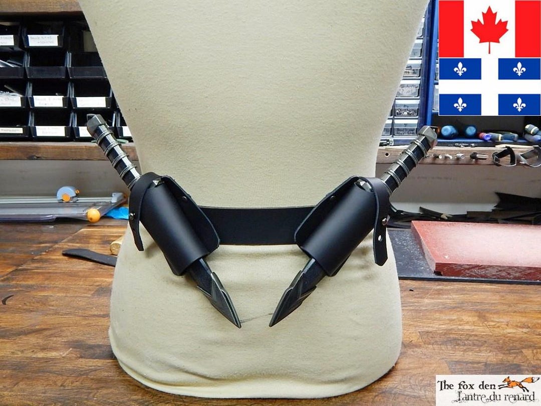 Latex Dagger Leather Sheath With a 45 Degree Angle, LARP, Cosplay. - Etsy