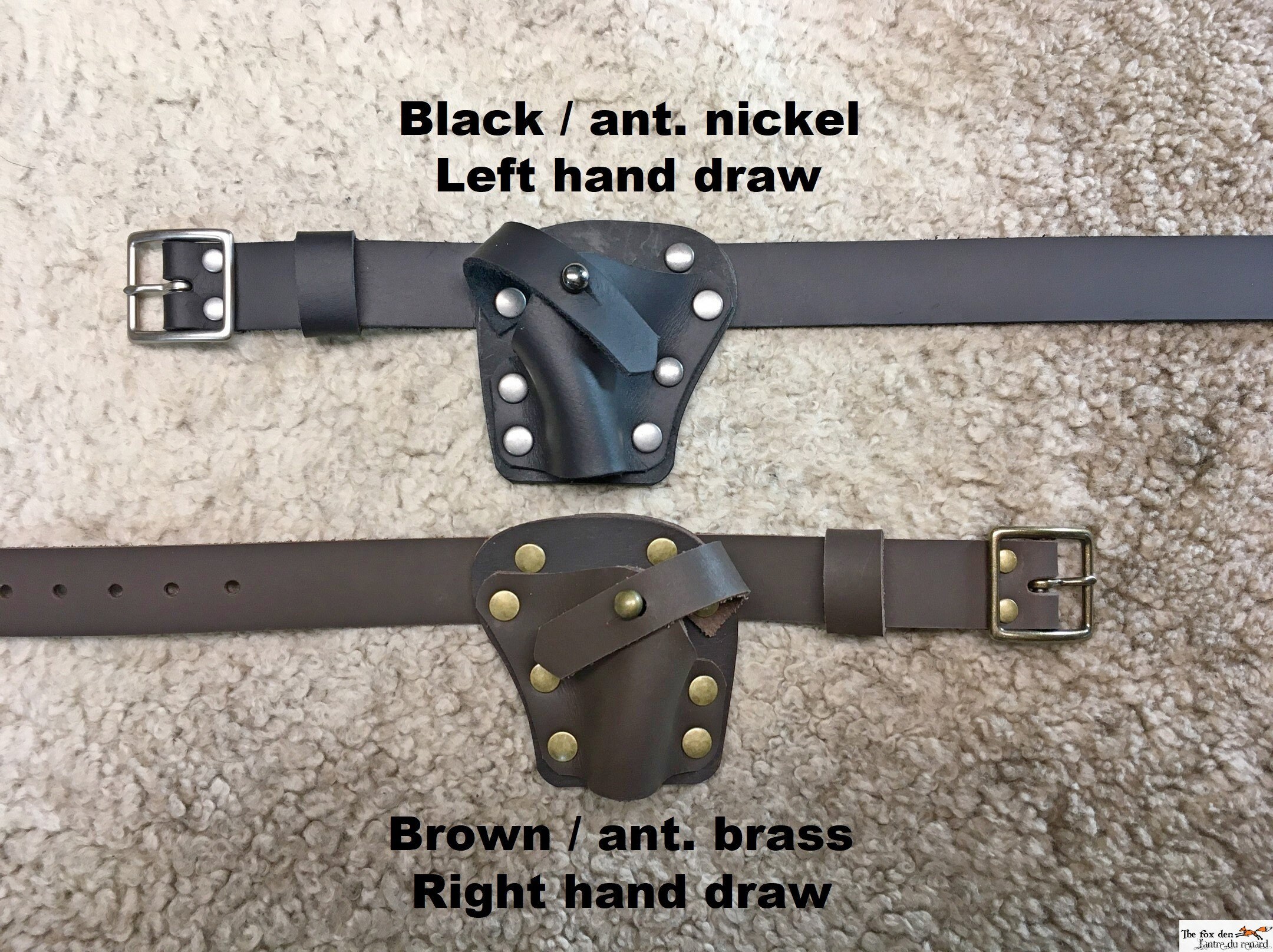 Mini Flintlock Holster With Integrated Straps to Wear on the | Etsy