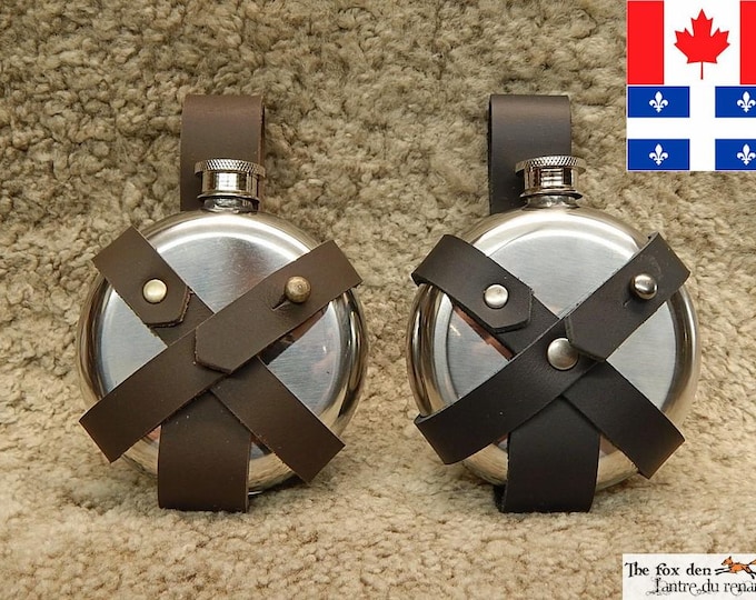 Flask or Canteen Handmade Stoneware Studio Pottery Civil War ...