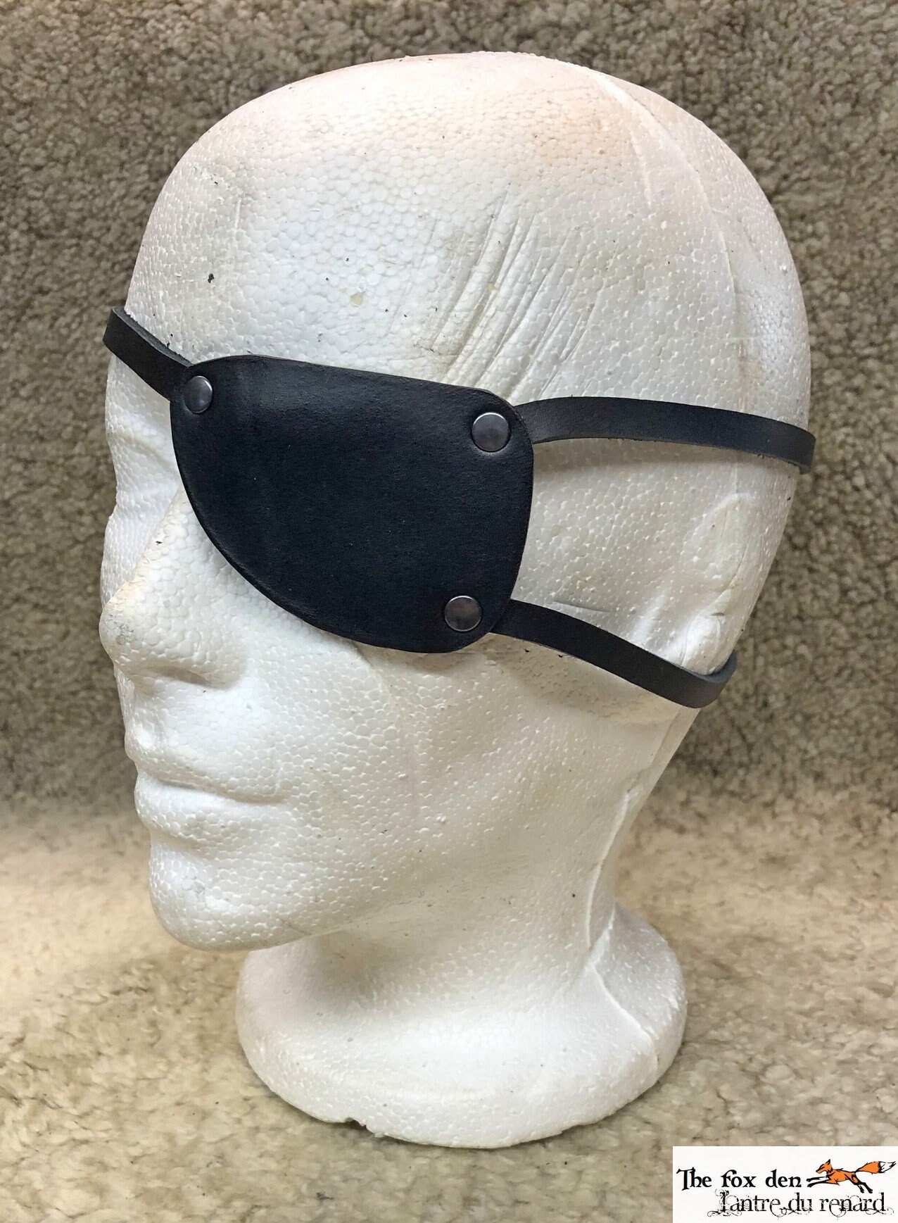 Metal Gear Solid Snake Eye Patch Made of Thick Leather | Etsy