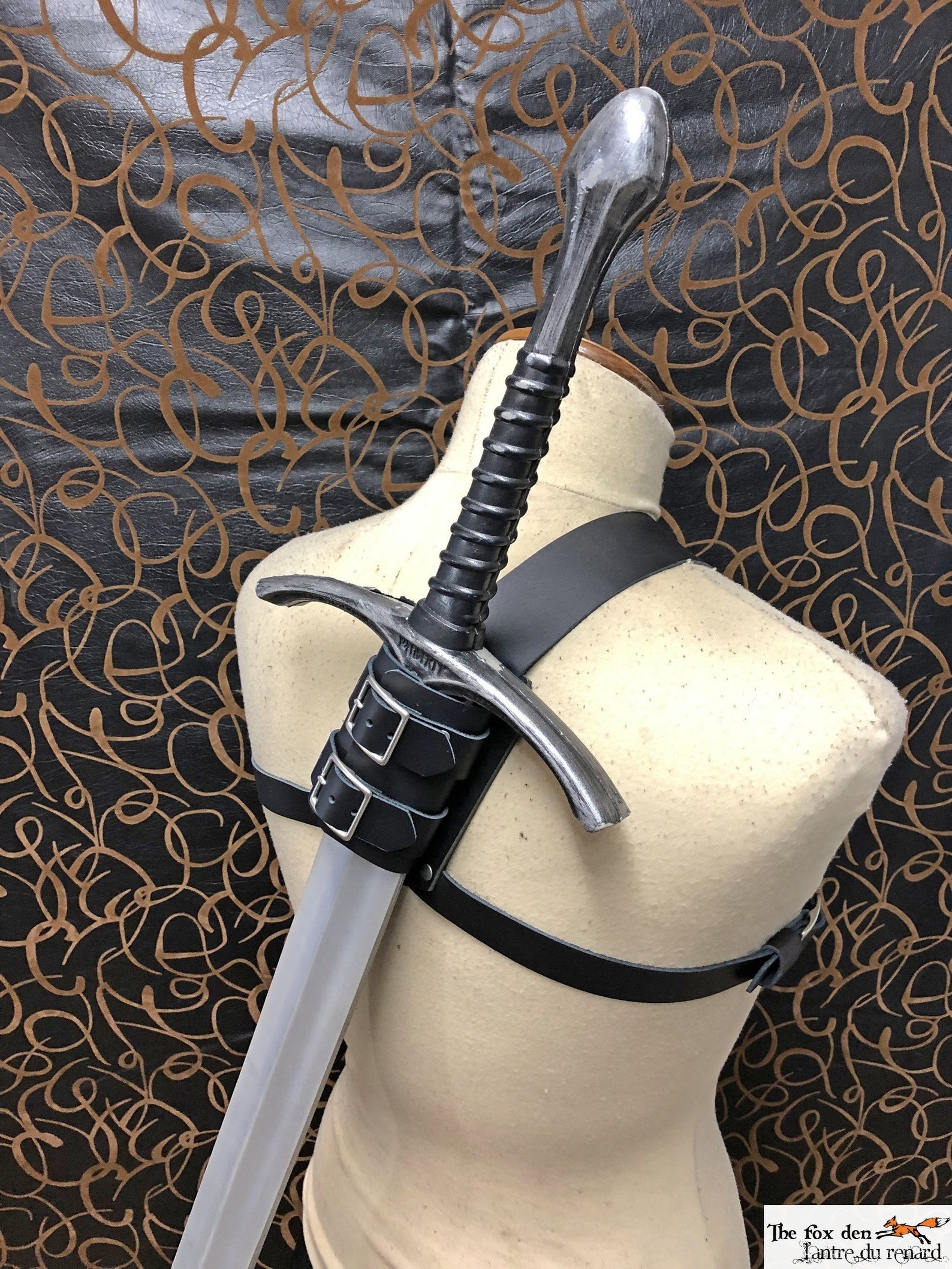 Witcher Luxury Single Back Scabbard for Metal or Latex Sword. - Etsy