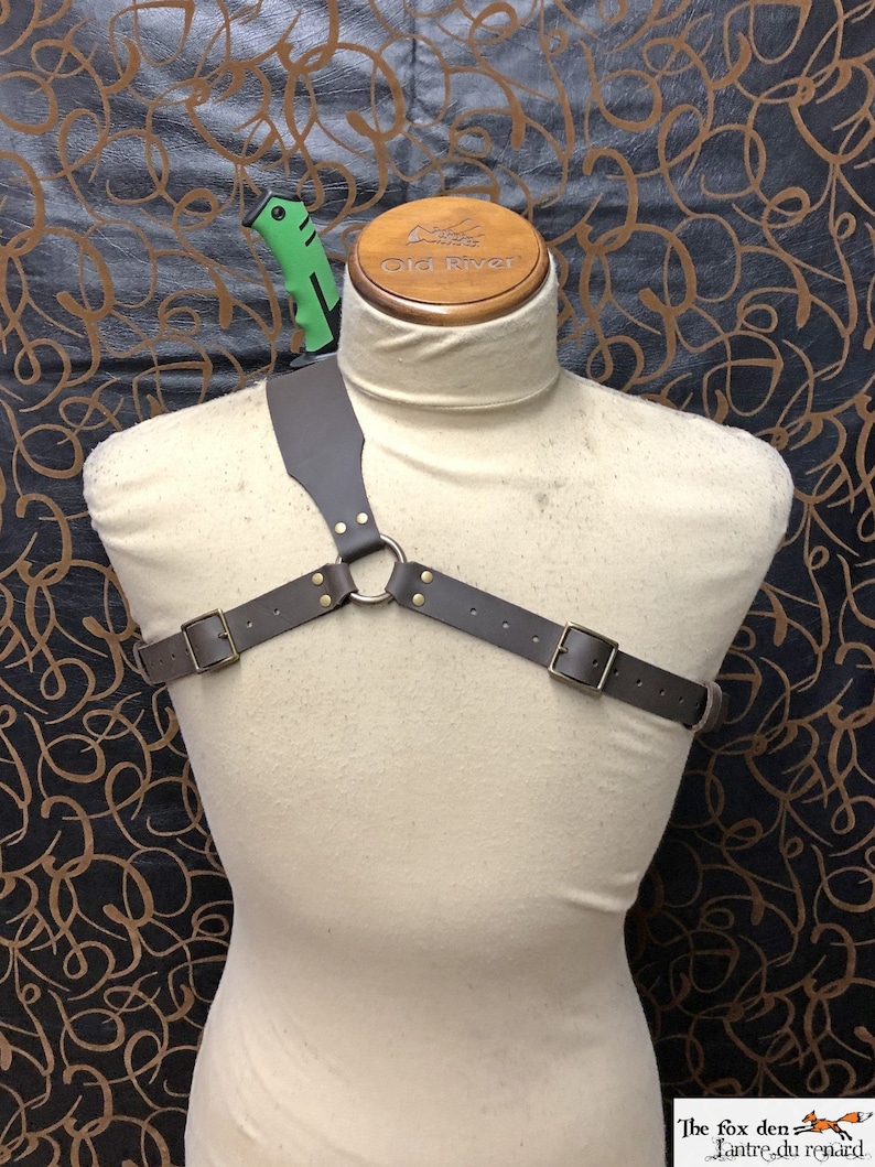 Leather Back Harness / Holder Specifically Design for Machete. - Etsy