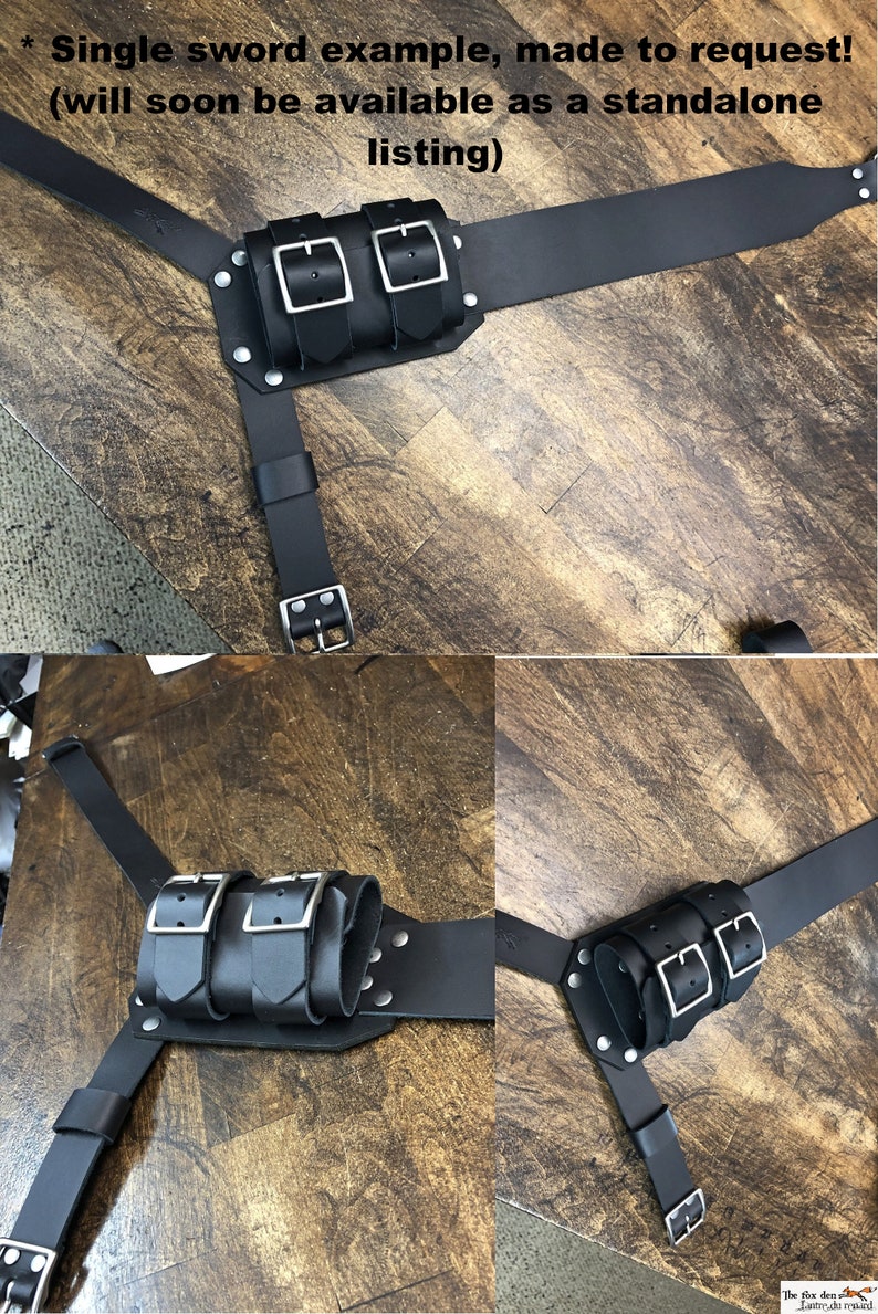Witcher Luxury Double Back Scabbard for Metals or Latex - Etsy