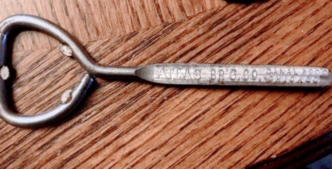 Vintage Atlas Prager Beer Bottle Opener – 1930s Chicago Breweriana Bar ...