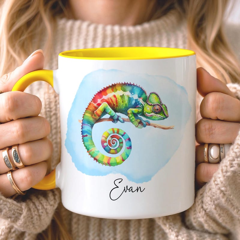 Positive Chameleon - Etsy UK