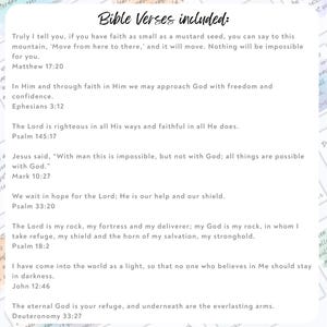 Watercolor Bible Verse Cards, Christian Affirmations (printable) - Etsy