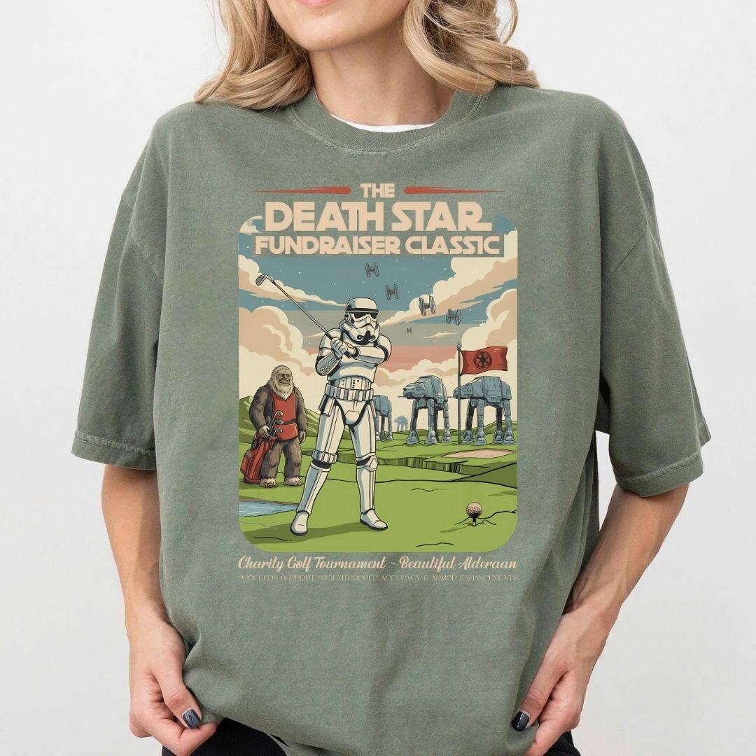 The Death Star Fundraiser Classic PNG | Funny Stormtrooper Golfing ...