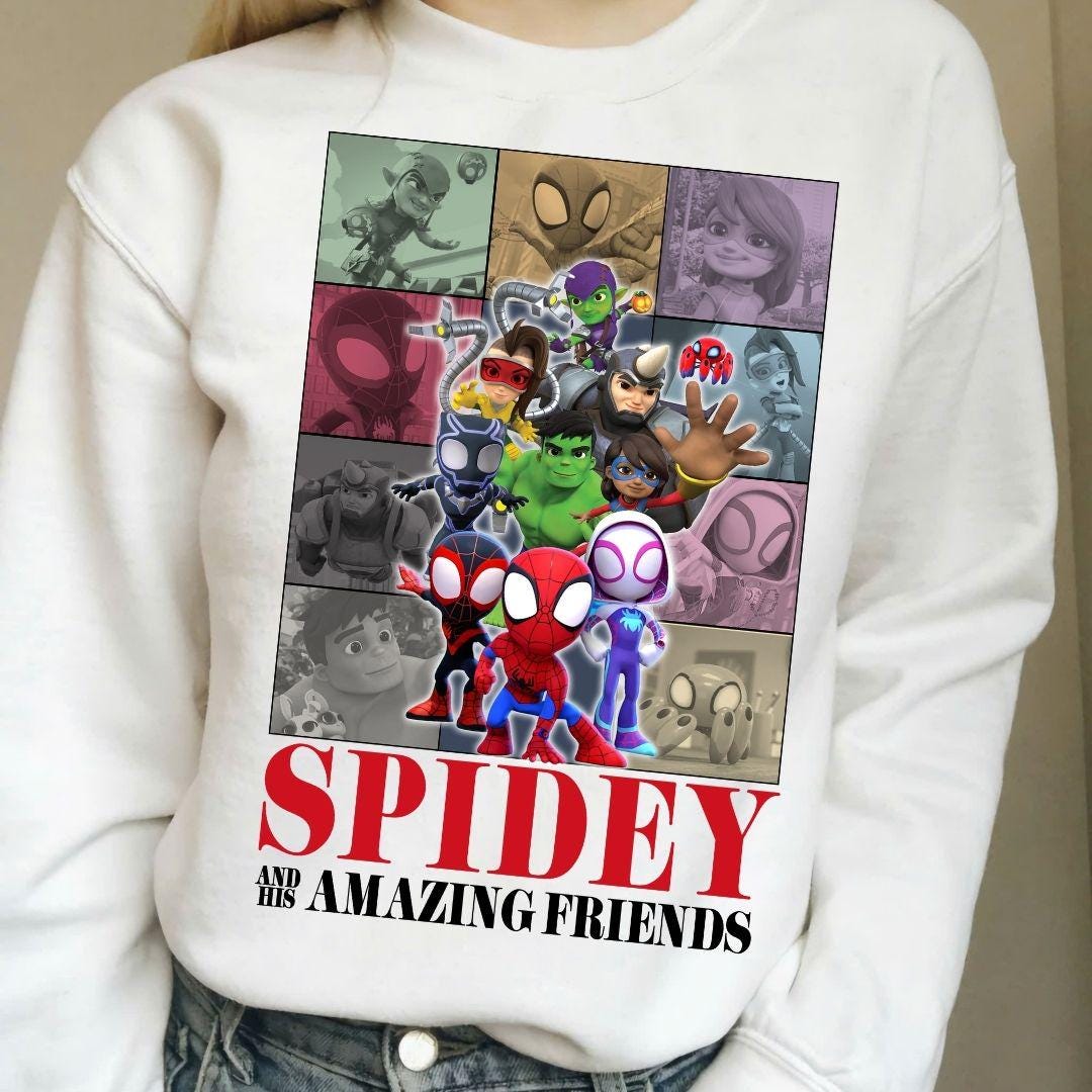 Spidey and His Amazing Friends PNG | Miles Morales Gwen Stacy Hulk ...