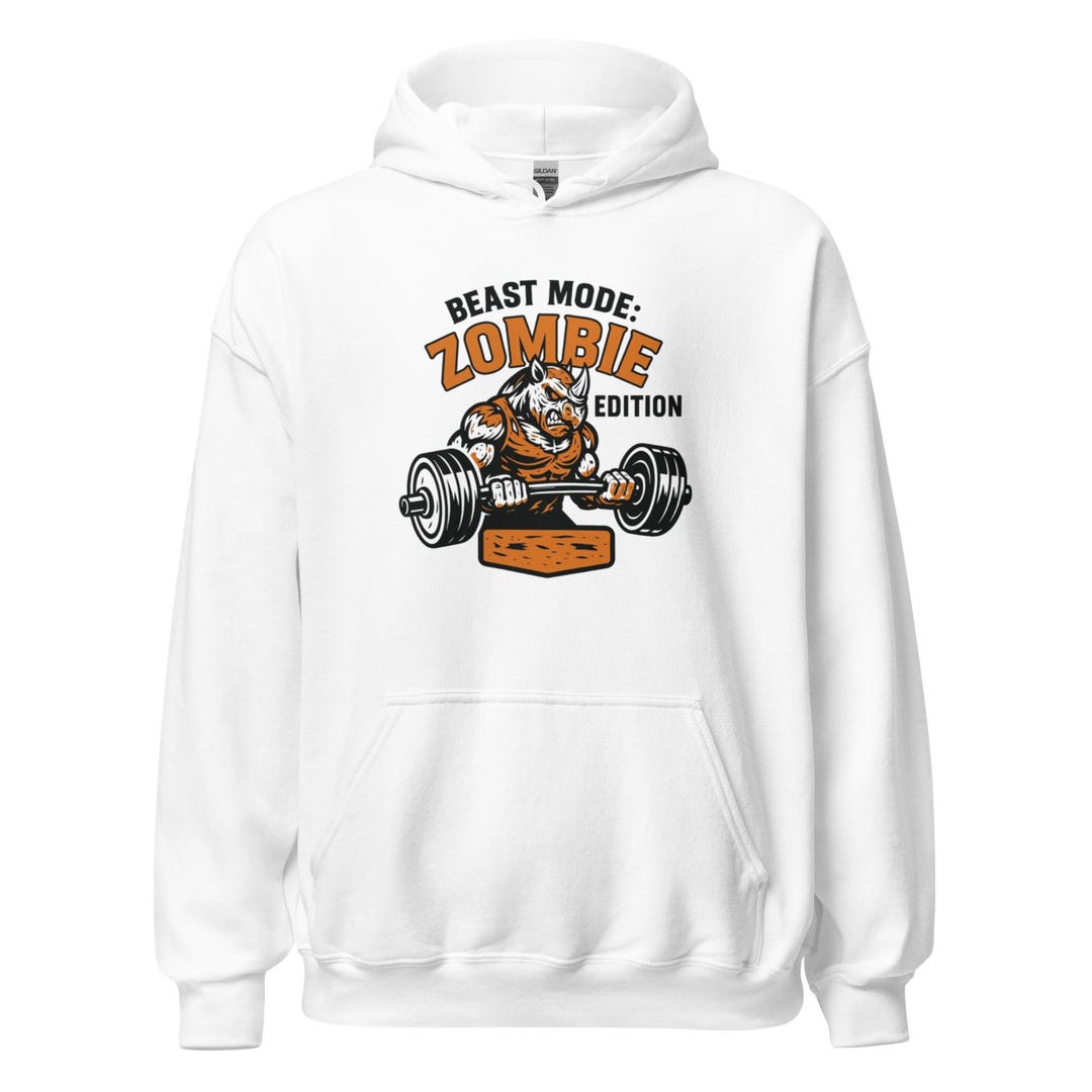 Active Wear Rhino Rage Unisex Hoodie - Etsy UK