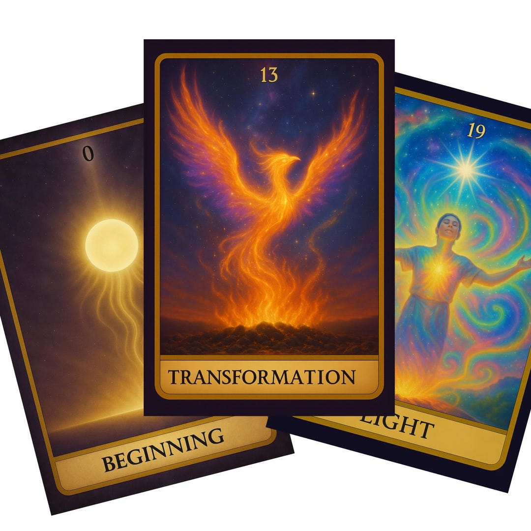 Mystic Spirit Oracle Cards - Etsy