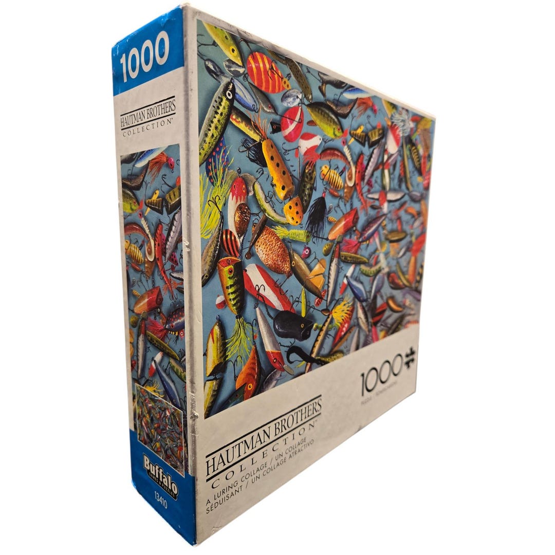 BUFFALO GAMES Hautman Brothers Collection A Luring Collage Jigsaw 1000 ...