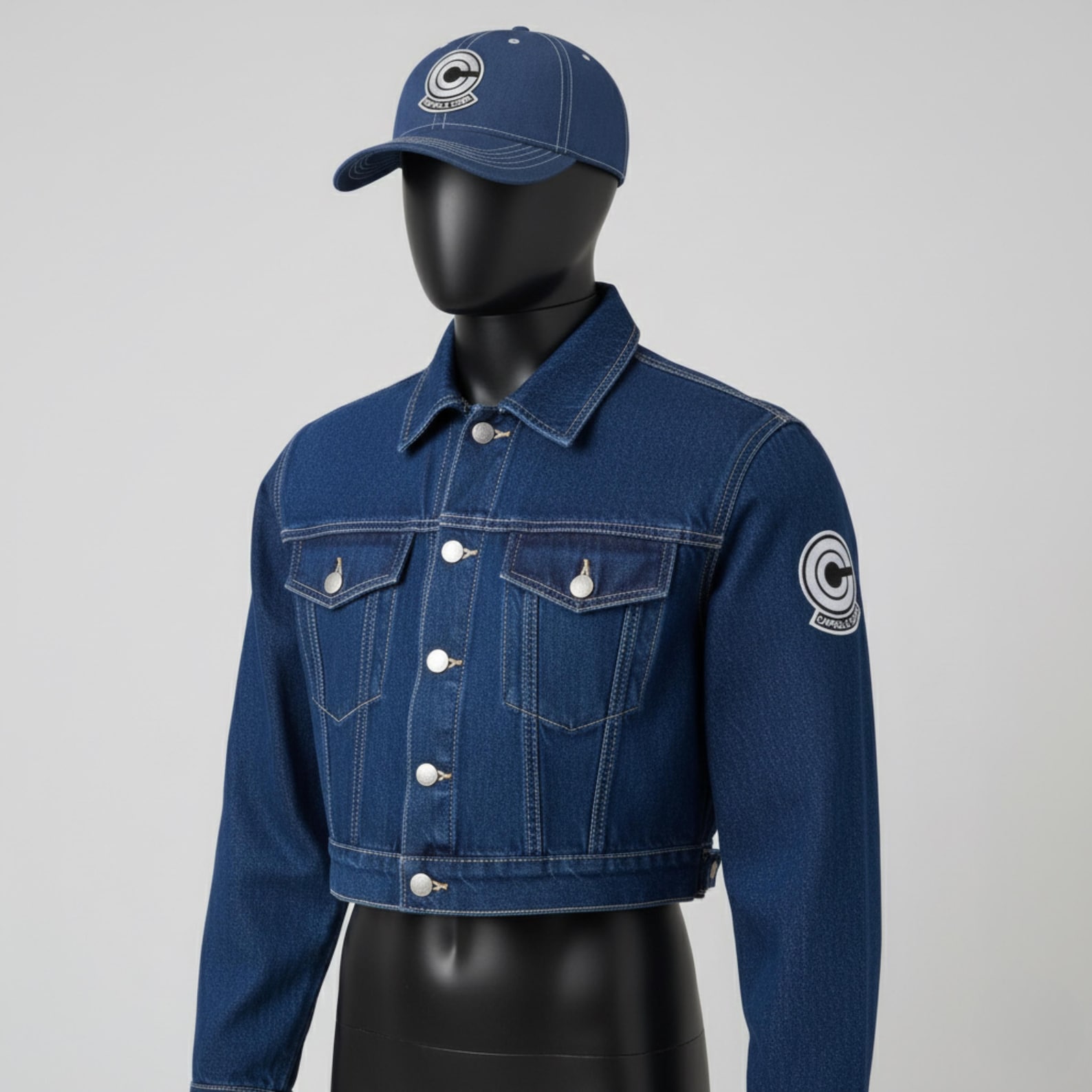 Hero Jacket DBZ Men's Ripped Cropped Denim Streetwear Anime Cosplay ...