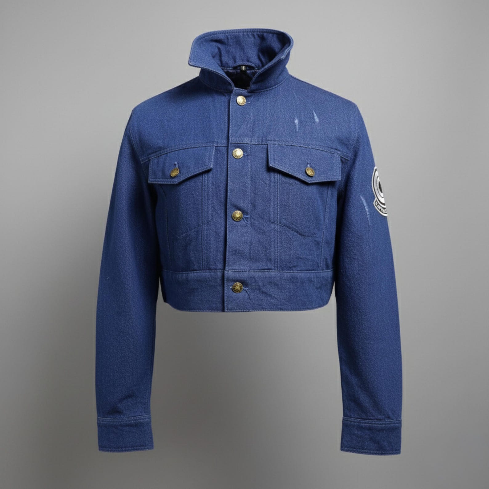 Hero Jacket DBZ Men's Ripped Cropped Denim Streetwear Anime Cosplay ...
