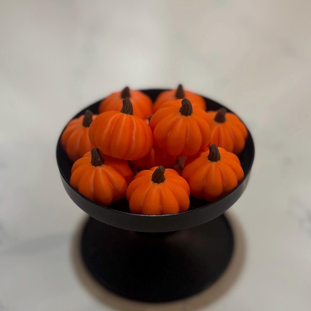 Mini 3D Printed Pumpkins - Fall Decor, Craft Projects - Set of 10 - Etsy