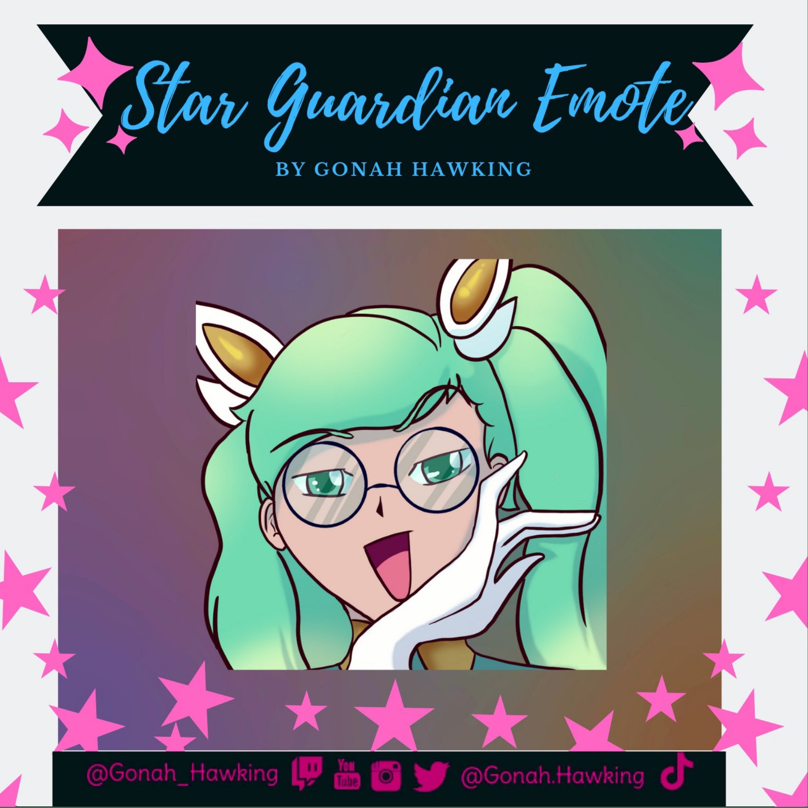 Laughing Sona Emote - Star Guardian Emotes - League of Legends Emotes ...