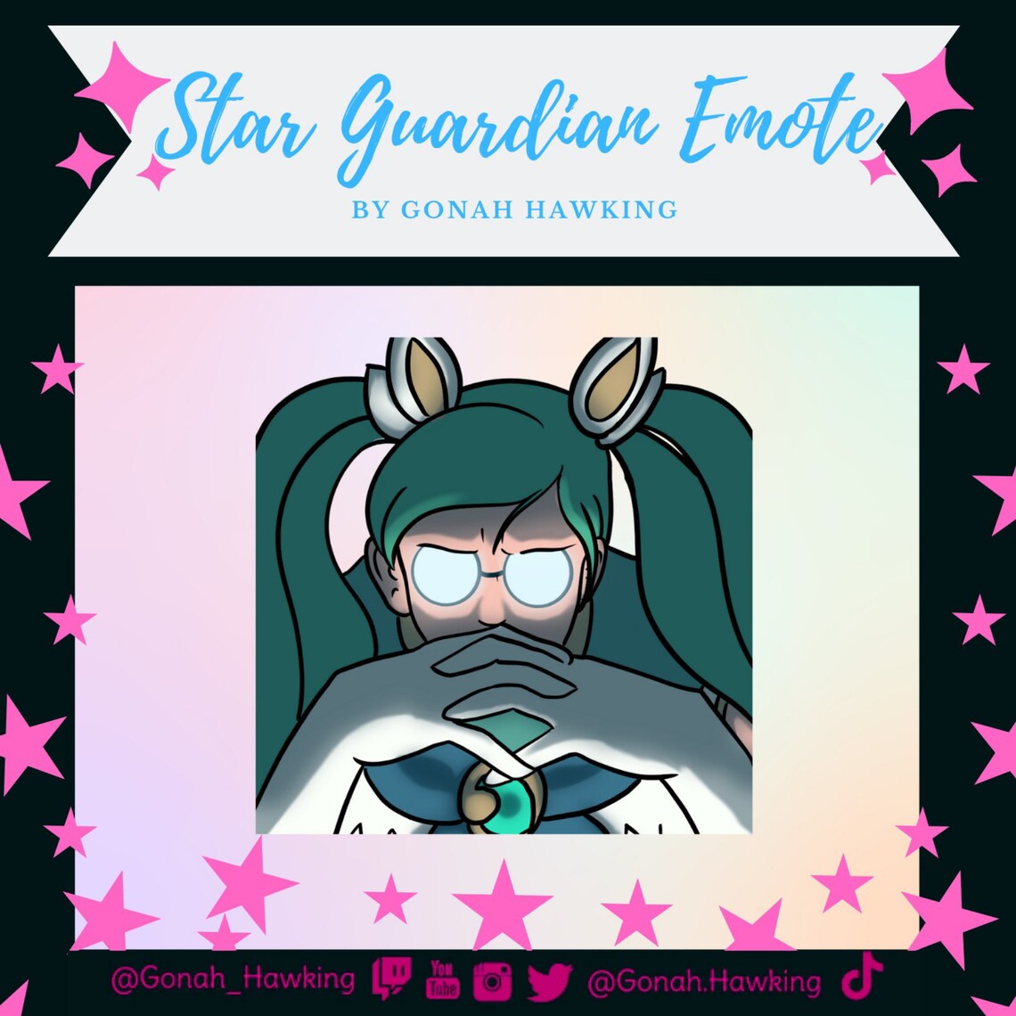 Folded Hands Sona Emote - Star Guardian Emotes - League of Legends ...