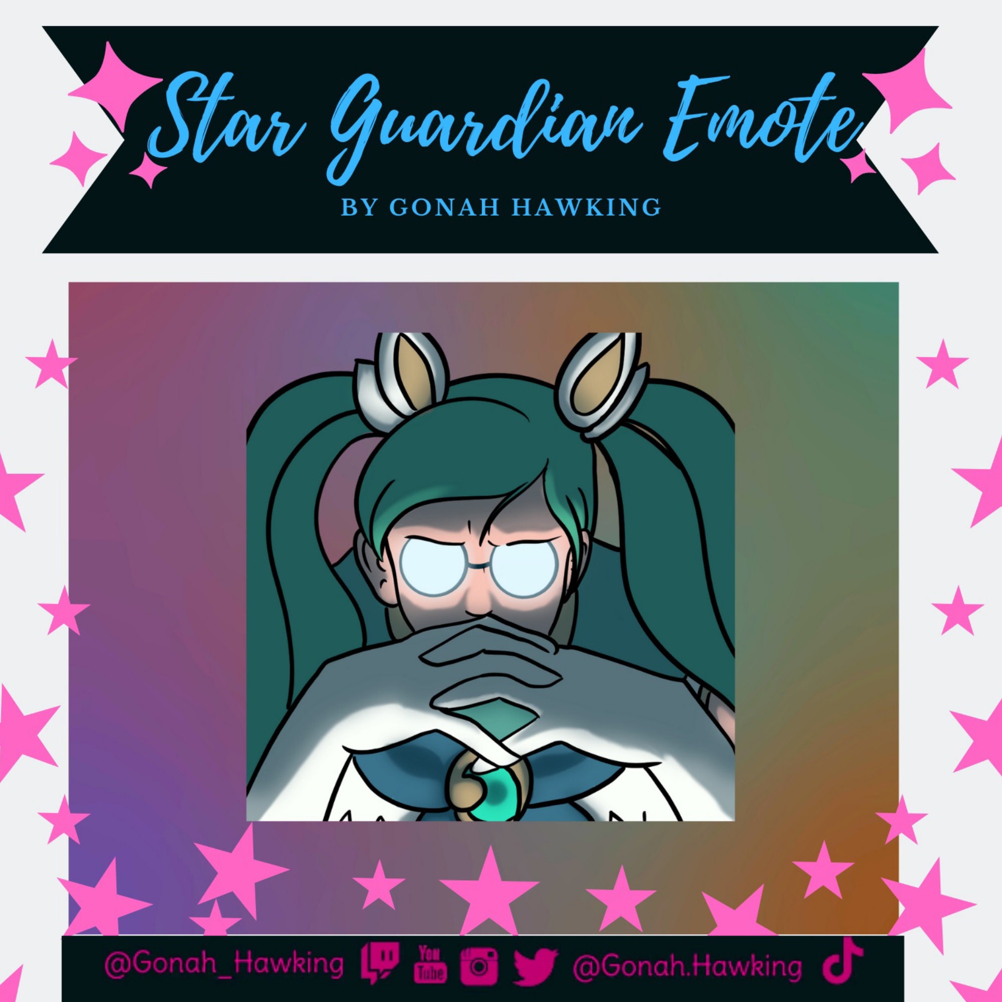 Folded Hands Sona Emote - Star Guardian Emotes - League of Legends ...