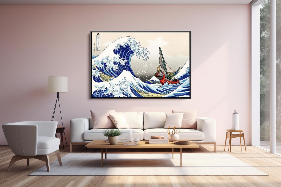 The Great Wave Zelda, the Legend of Zelda Windwaker, the Great Wave off ...