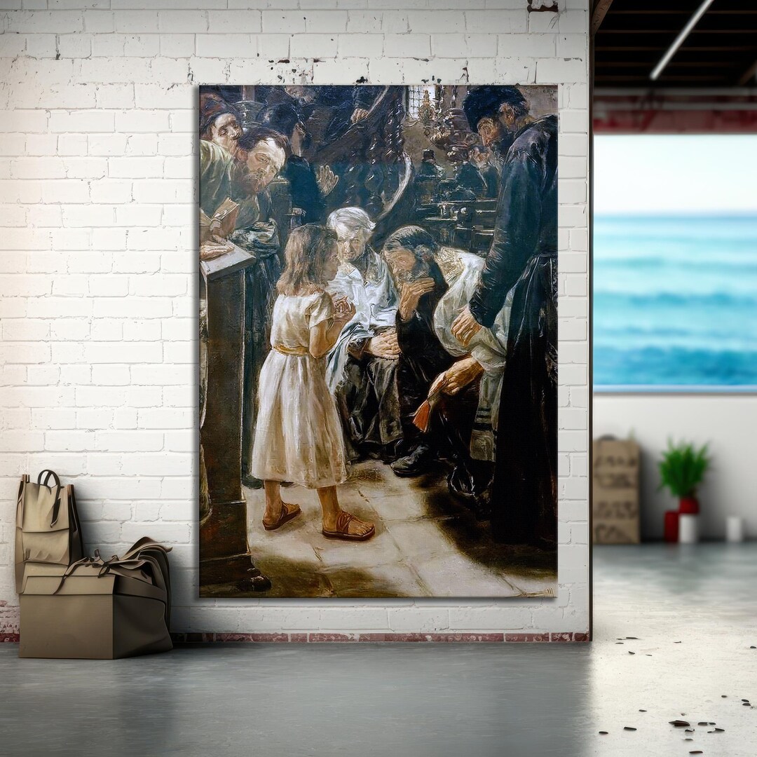 Liebermanns Young Jesus in the Temple Print, German Impressionism ...