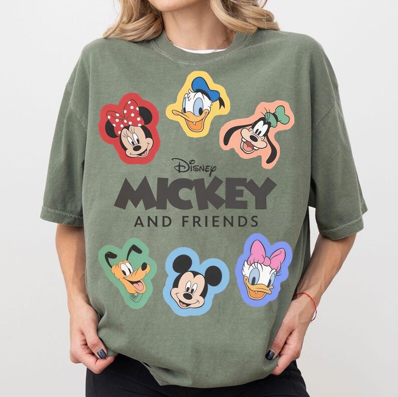 Retro Mickey Mouse and Friends Signatures Png File, Disneyland ...