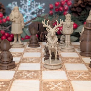 Christmas Themed Chess Set - Etsy