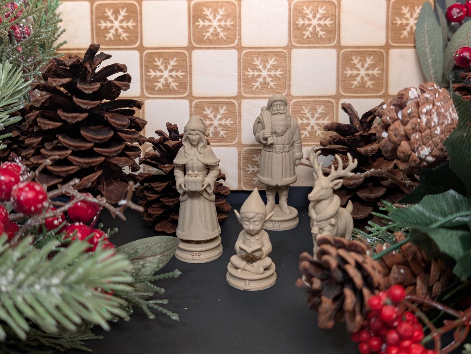 Christmas Themed Chess Set - Etsy