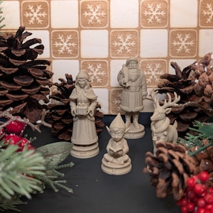 Christmas Themed Chess Set - Etsy