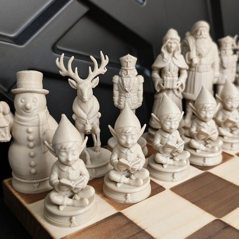 Wood Themed Chess - Etsy