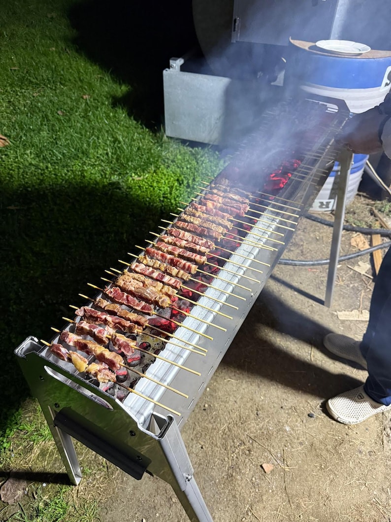Arrosticini BBQ Grill – DXF + STEP Files + Folding & Assembly Guide ...