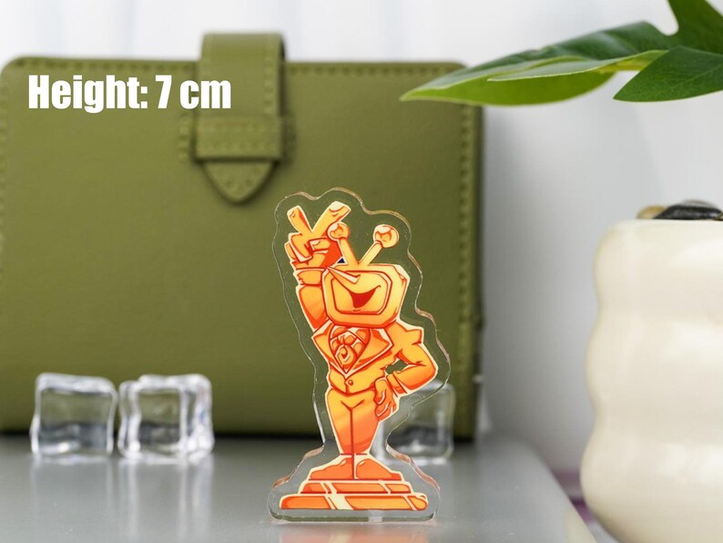 Deltarune Tenna Thick Acrylic Display Stand - Desktop Decor & Fandom ...