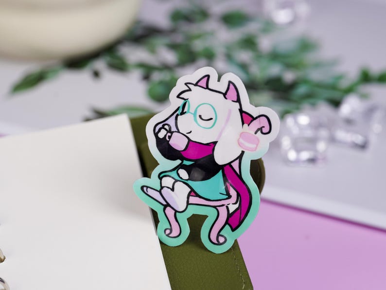 Deltarune Ralsei Waterproof Sticker Set - Chibi Character Decals for ...