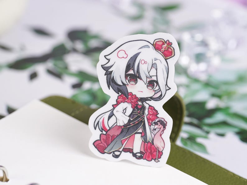 Genshin Impact Waterproof Sticker Set - Furina Scaramouche Columbina ...