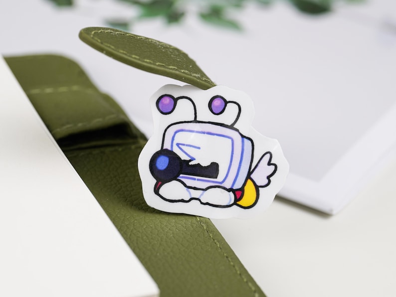 Deltarune Tenna Waterproof Cat-eye Sticker Set - Holographic Daily Life ...