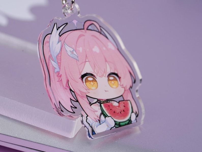 Wuthering Waves Aemeath Chibi Acrylic Keychain Set - Cute Fandom Charms ...