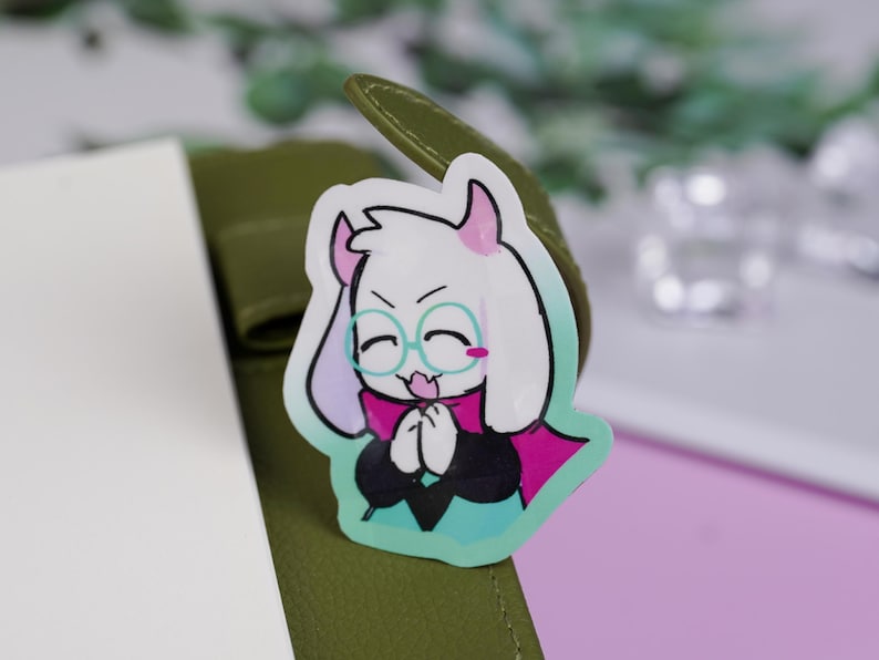 Deltarune Ralsei Waterproof Sticker Set - Chibi Character Decals for ...