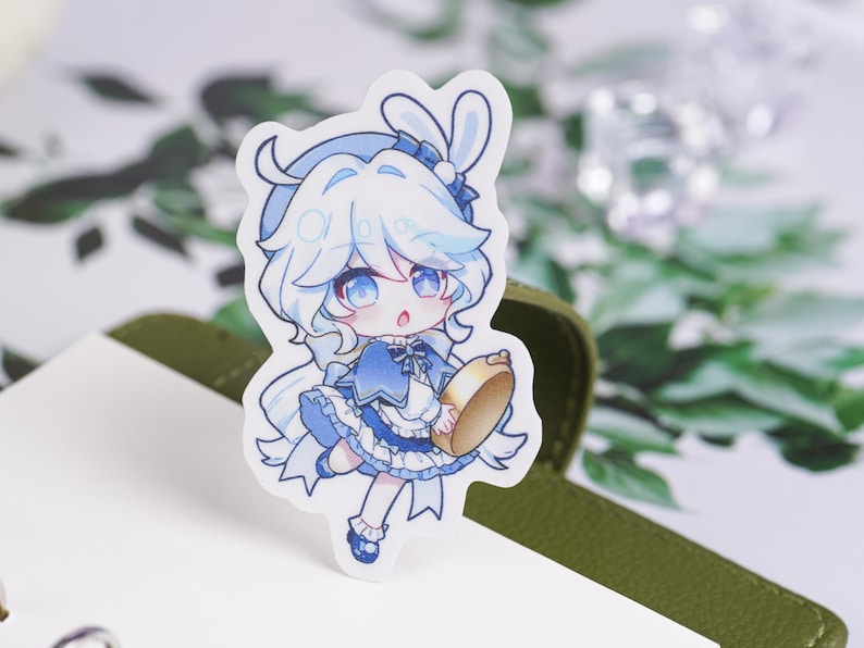 Genshin Impact Waterproof Sticker Set - Furina Scaramouche Columbina ...
