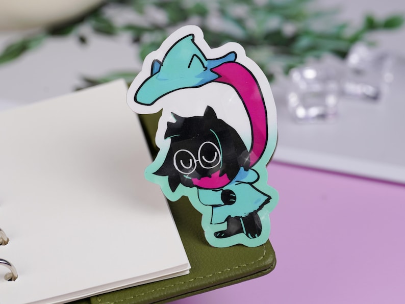 Deltarune Ralsei Waterproof Sticker Set - Chibi Character Decals for ...