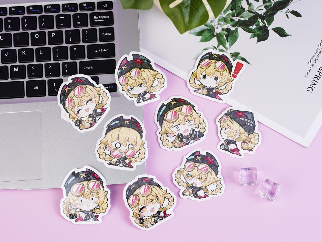 Genshin Impact Jahoda Waterproof Sticker Set - Chibi Vinyl Decals for ...