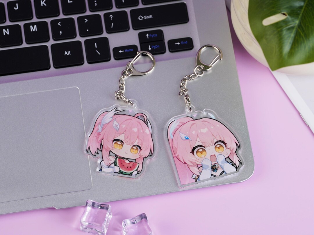 Wuthering Waves Aemeath Chibi Acrylic Keychain Set - Cute Fandom Charms ...