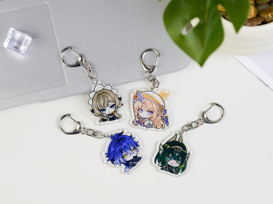 Genshin Impact Nefer, Flins, Nicole Reeyn & Sandrone Chibi Acrylic ...