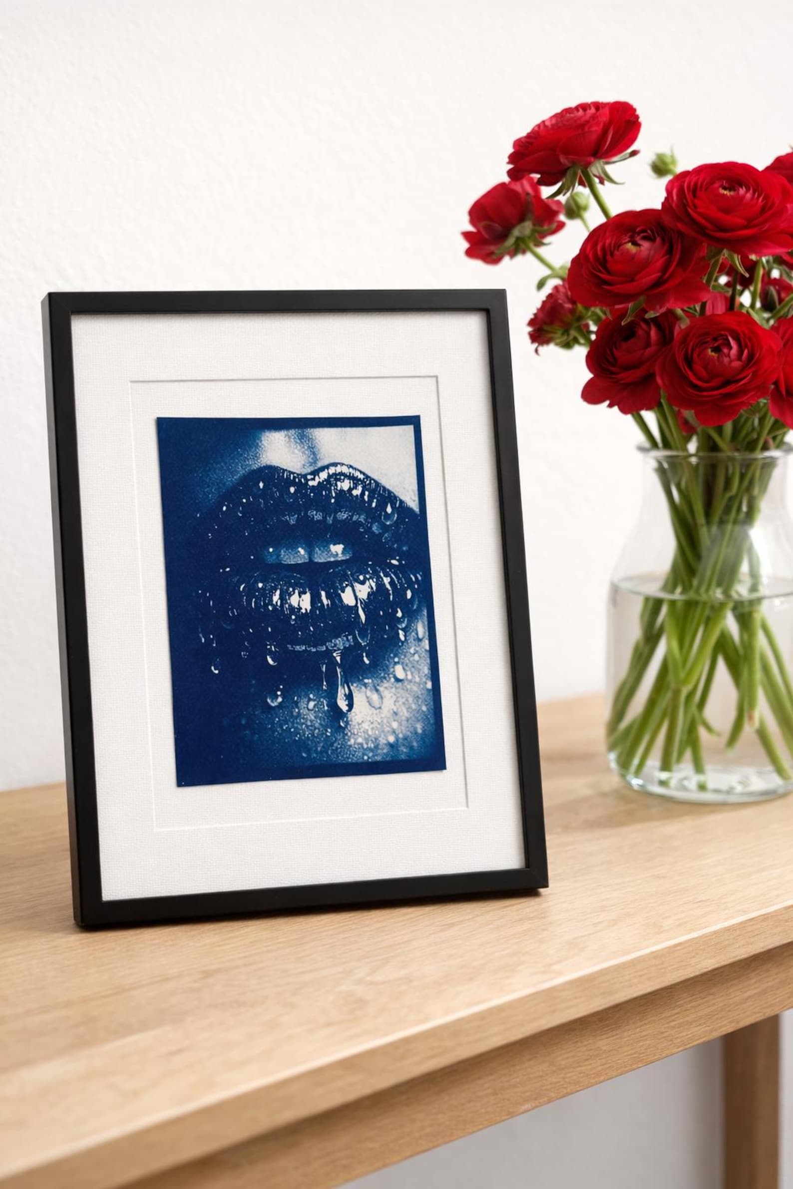 Blue Kiss Cyanotype Sun Print - Etsy