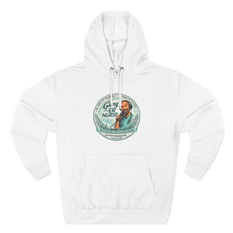 Gary the ER Nurse Hoodie | Vintage Graphic, Mental Health Awareness - Etsy