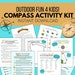 Compass Activity Kit - Kids Compass Activity | Outdoor Nature ...