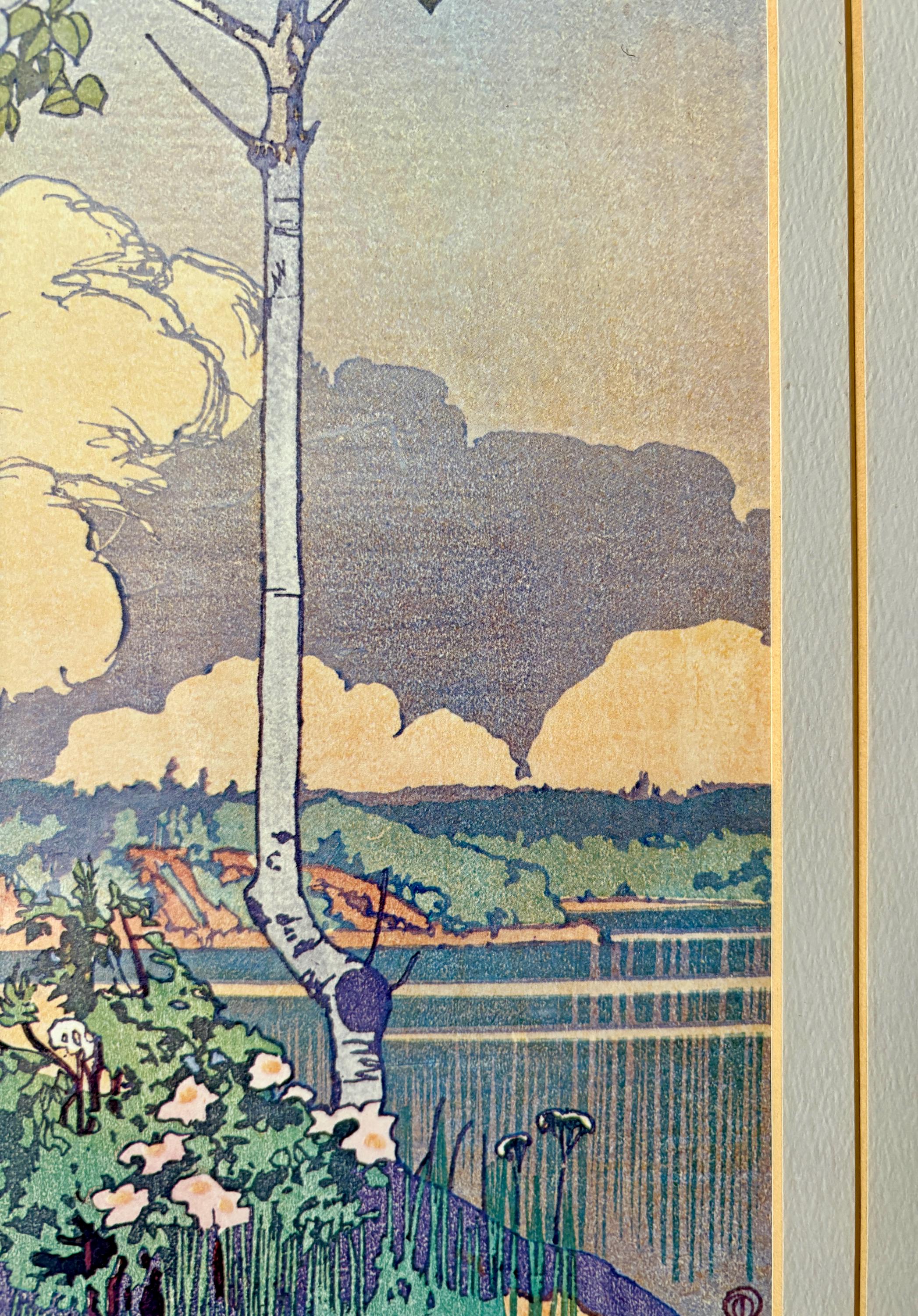 W.J. Phillips Woodcut Print – “norman Bay, Lake of the Woods ...