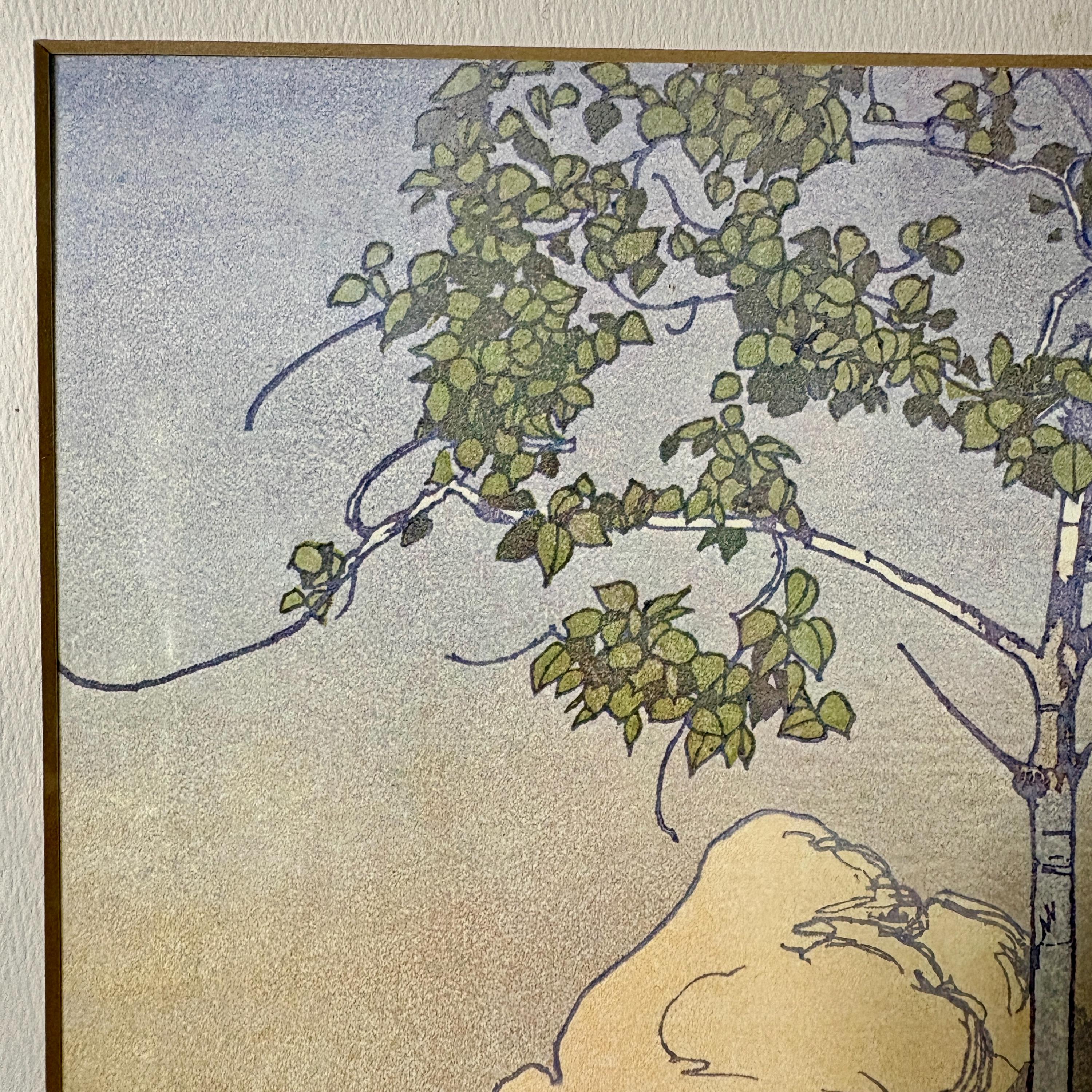 W.J. Phillips Woodcut Print – “norman Bay, Lake of the Woods ...