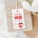 Editable Hug in a Mug Valentine Tag, Coffee Valentine Favor Gift Tag - Etsy