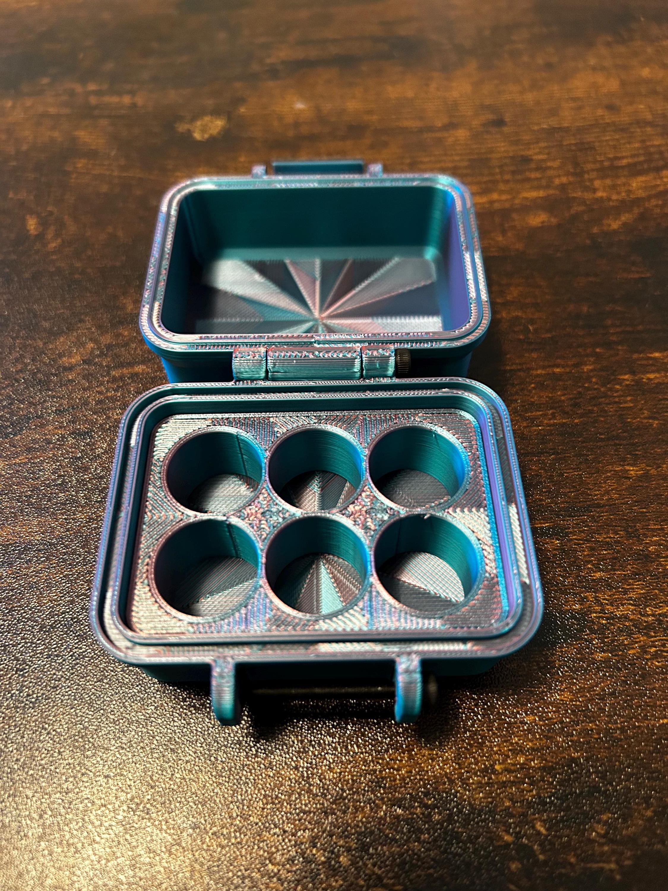 3ml Peptide Vial Storage Box | 3D Printed Case for Peptides & Research ...