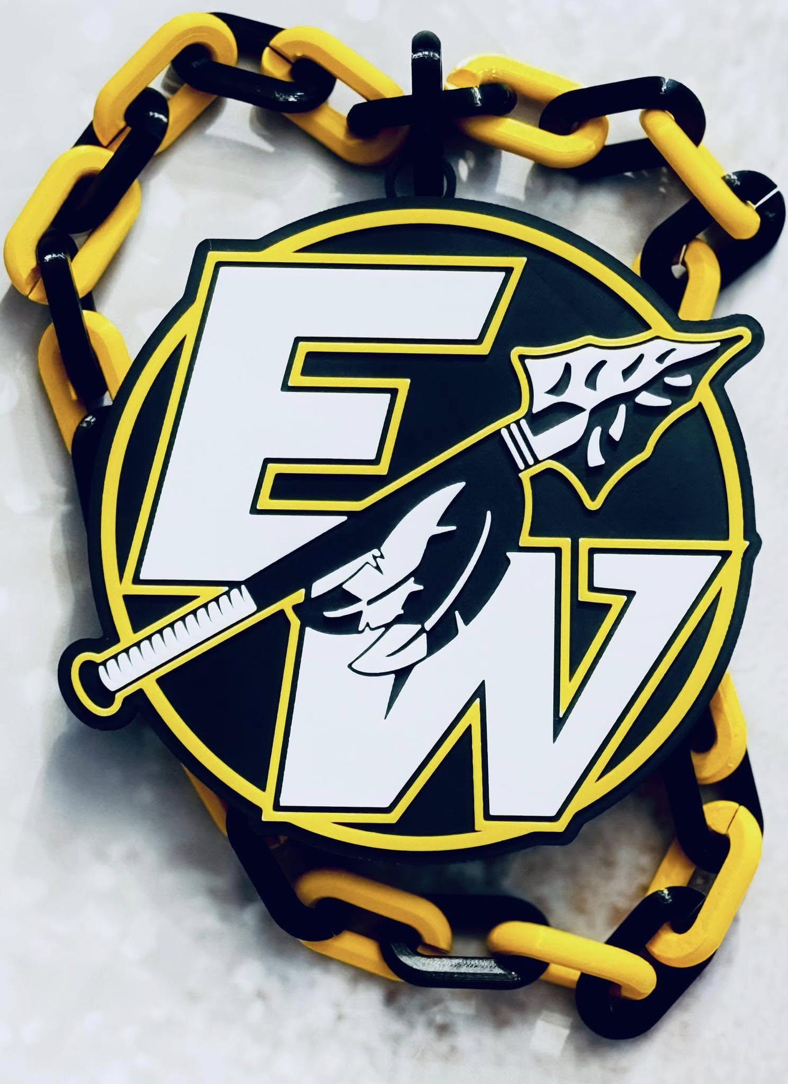 Custom 3D Printed Hype Chain Oversized Sports Fan MVP Award - Etsy